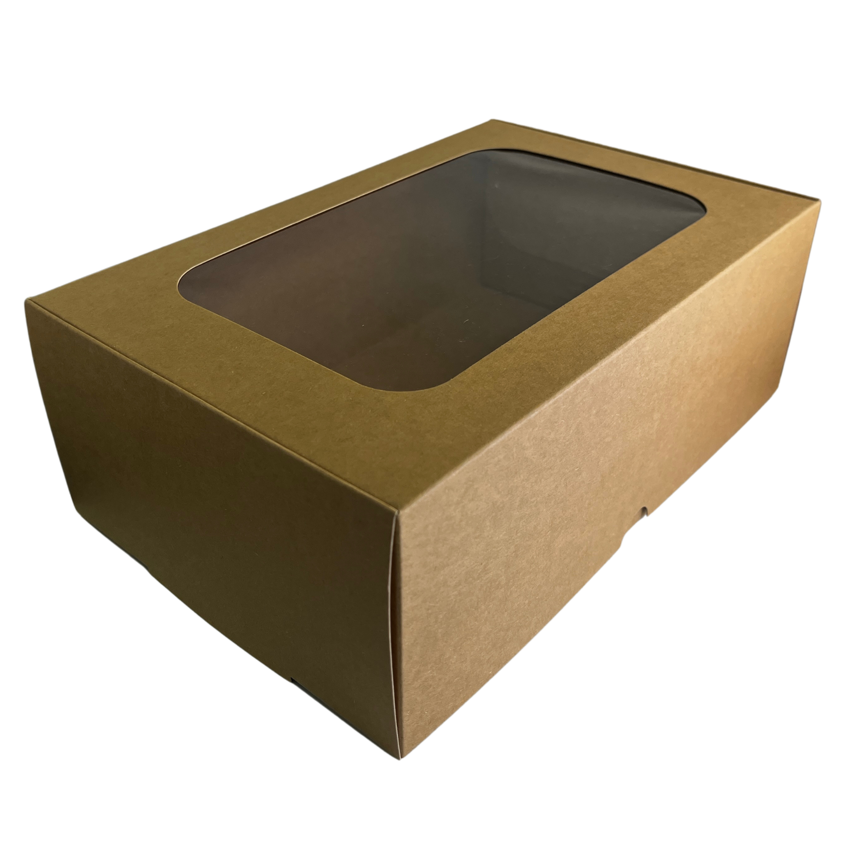 Recyclable Kraft Windowed Platter Box (Case of 50) - Purple Planet ...