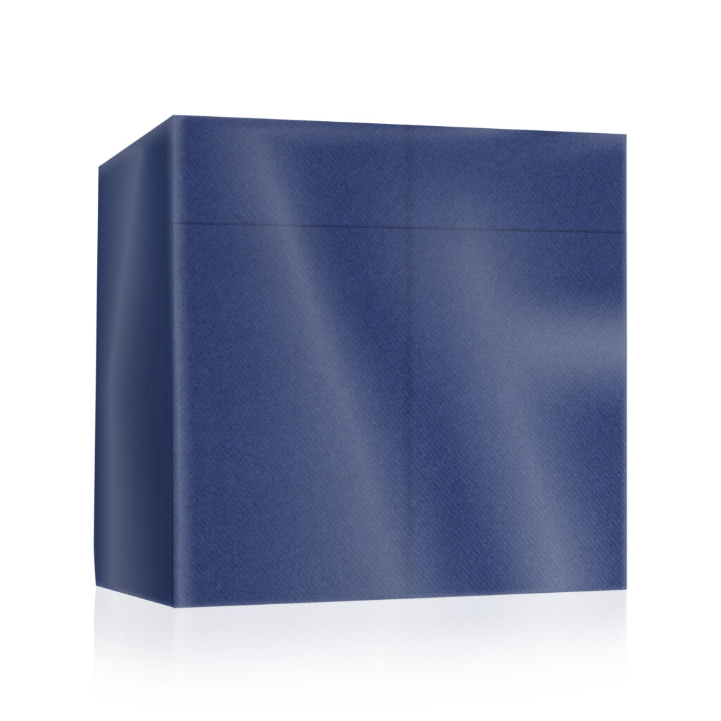 40cm Navy Blue 8-Fold Tablin Pop-In Napkin – Compostable (Case of 500 ...