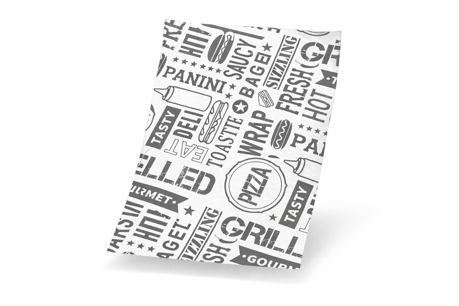 Gourmet Grilled Printed Greaseproof Paper Sheets – 375mm x 245mm - Food ...